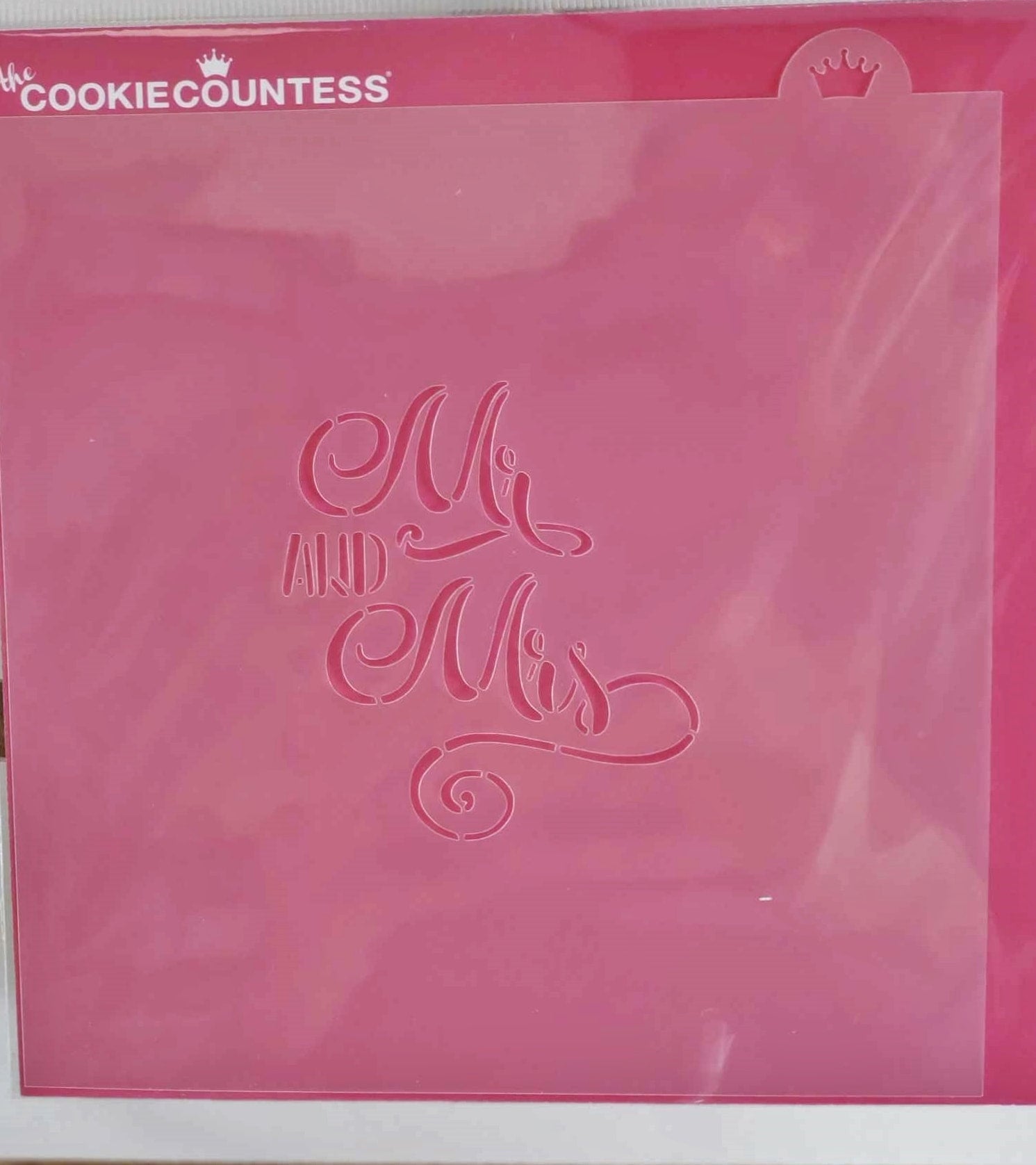 Mr & Mrs Handwritten Stencil | MA's Pantry